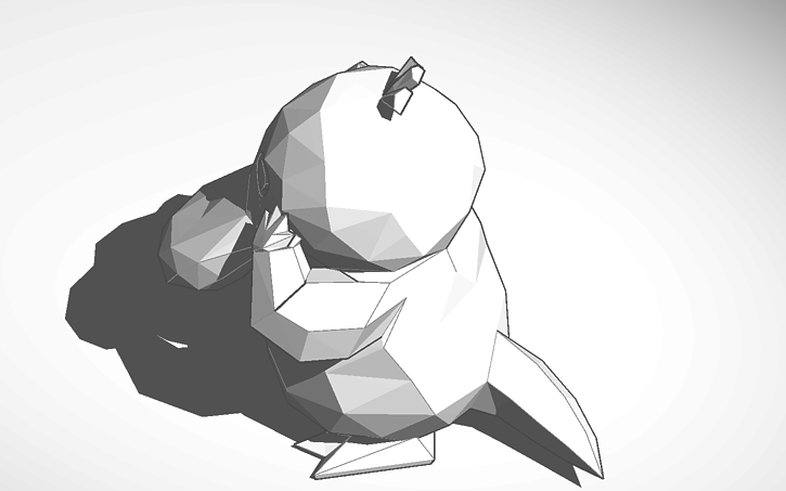3D design psyduck - thicker head tuft | Tinkercad