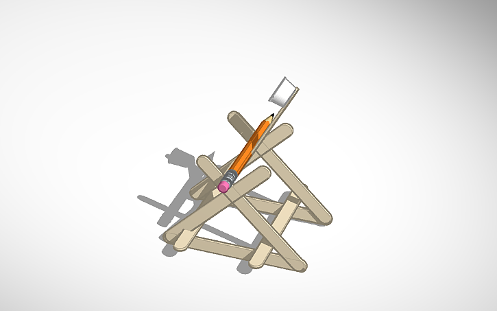 3D design catapult | Tinkercad