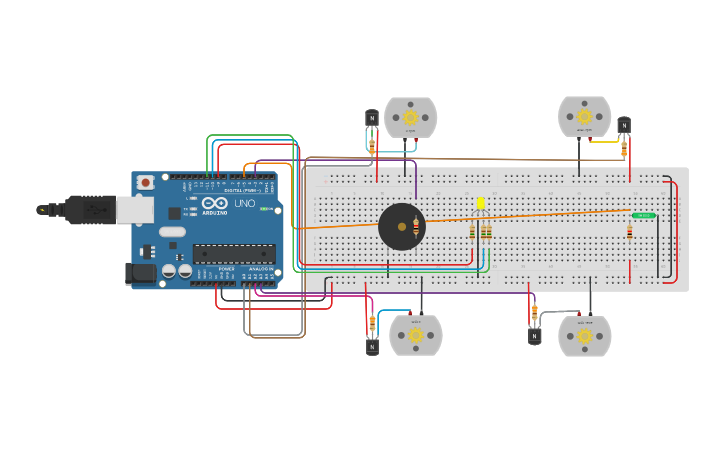 Circuit design Sensor Tilt - Tinkercad