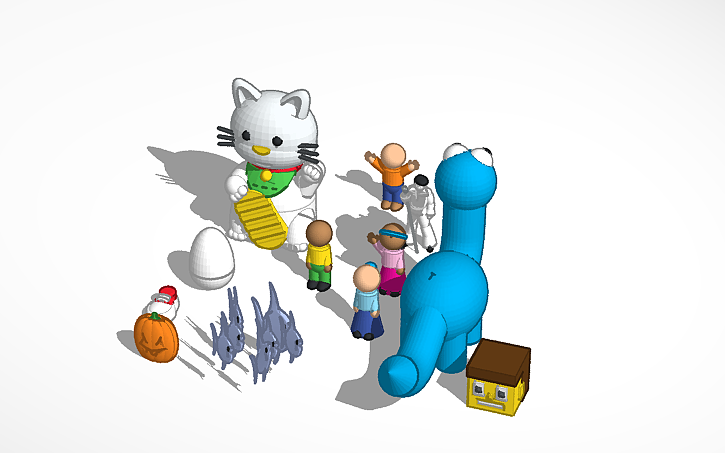 3D design Tinkercad Sample Shapes - Tinkercad