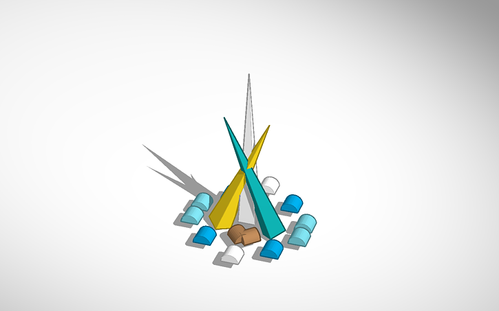 3D design Songdo Peace Liberty Unity Monument - Tinkercad