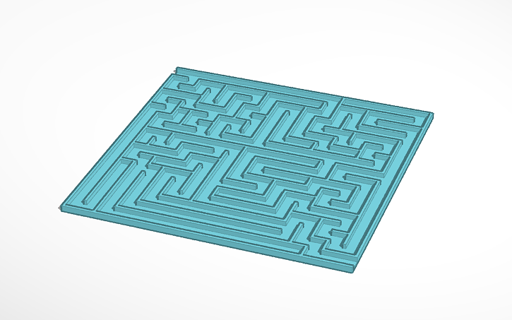 3D design MAZE [5] - Tinkercad