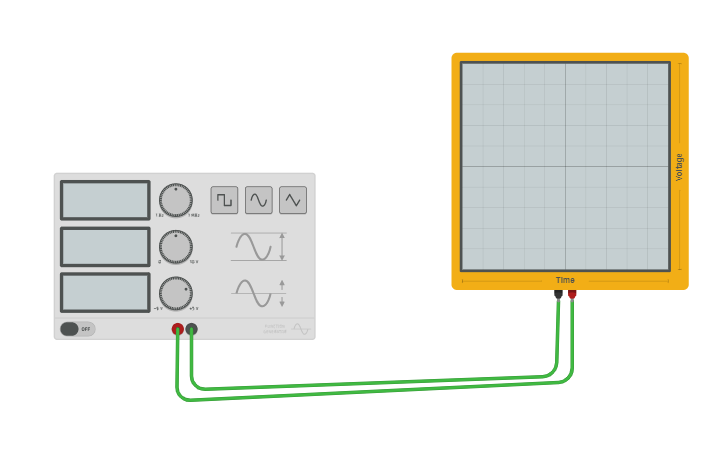 Circuit design oscilloscope - Tinkercad