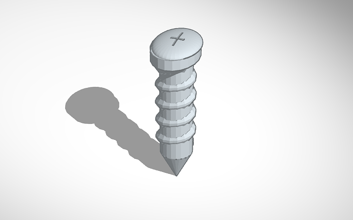 3D design Screw | Tinkercad