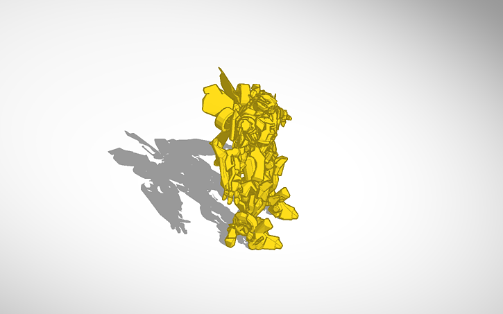 3D design BumbleBee Transformers - Tinkercad