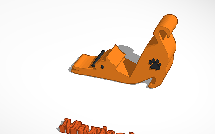 3D design gato stand | Tinkercad