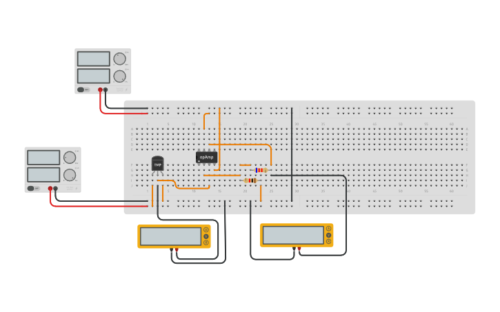 Circuit design pratica_7 - Tinkercad