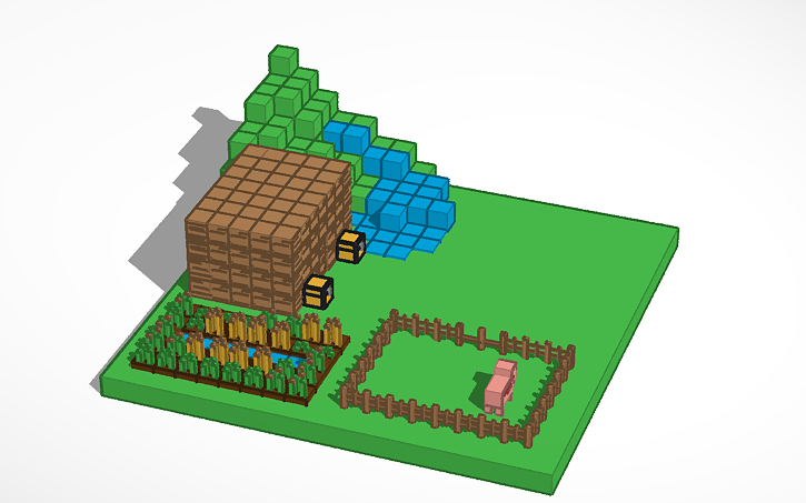 3D design Minecraft - Tinkercad