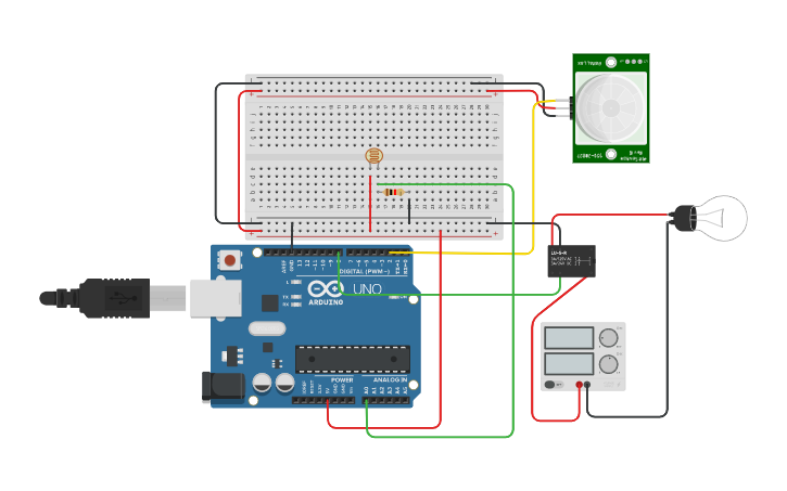 Circuit Design Automated Room Lighting System Based On Motion Detection