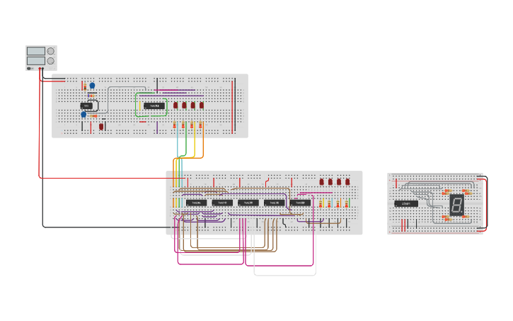Circuit Design Copy Of Mod 16 Counter Circuit Tinkercad
