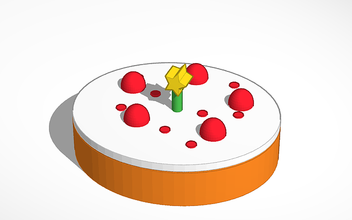 3D design cake | Tinkercad