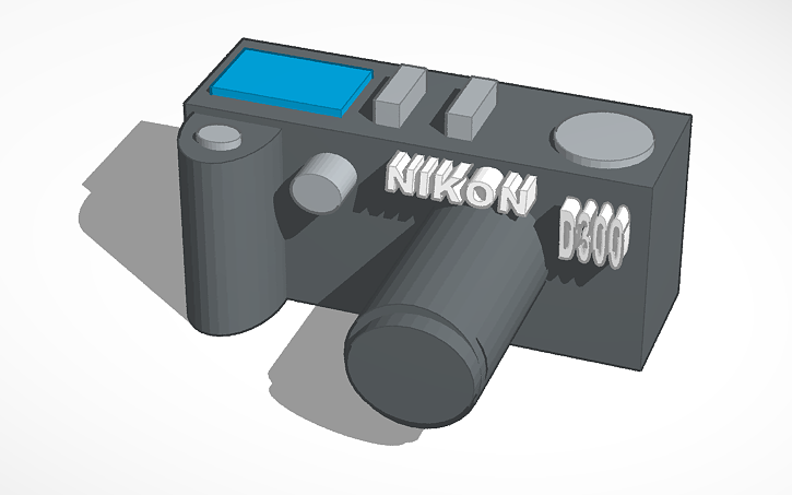 3D design camera - Tinkercad