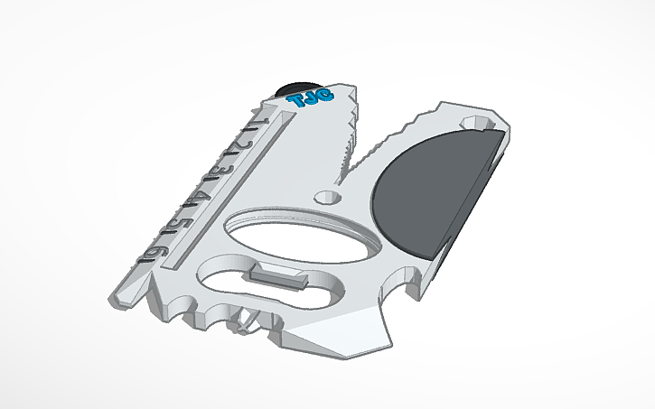 3D design Wallet gadget - Tinkercad