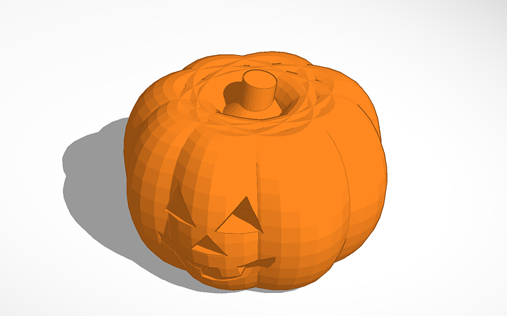 3D design pumpkin | Tinkercad
