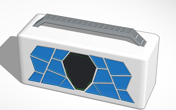 3D design Alien Battery (with travel case) - Tinkercad