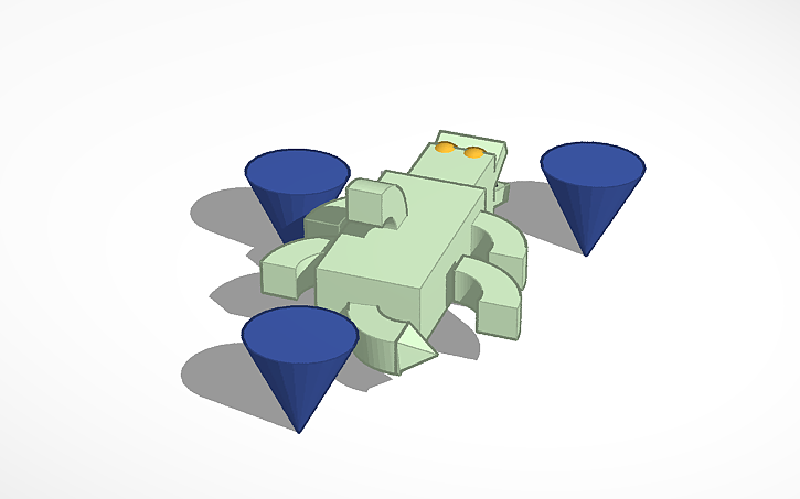 3D design duke fishron 2nd stage | Tinkercad