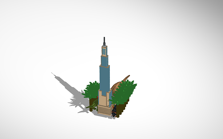 3D design T-rex atractie | Tinkercad