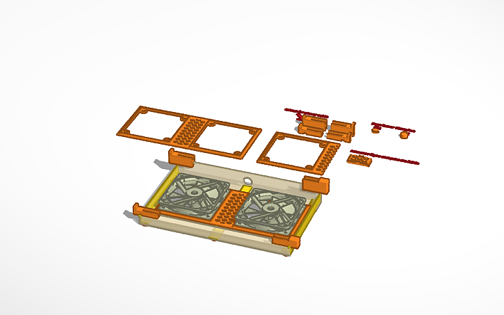 3D design Alienware x15 R2 Cooling Stand | Tinkercad