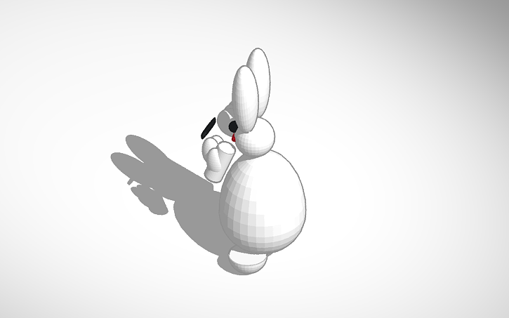 3d Design Rabbit Tinkercad