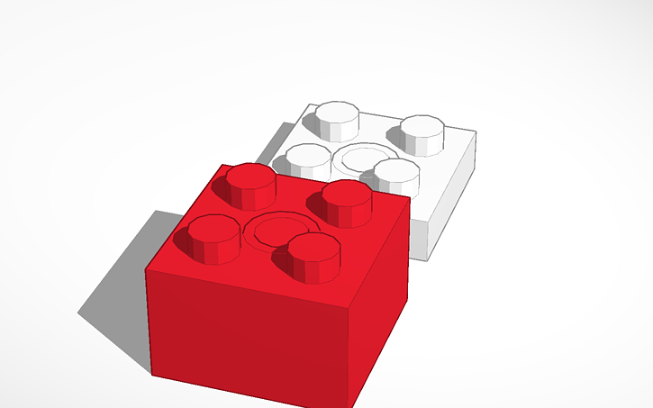3D design Lego brick - Tinkercad