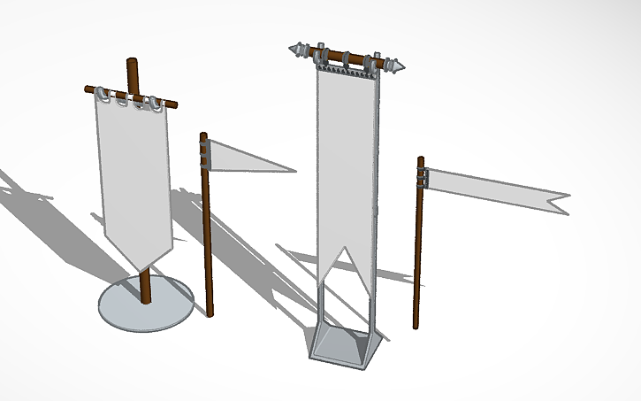 3D design Basic Template Banner - Tinkercad