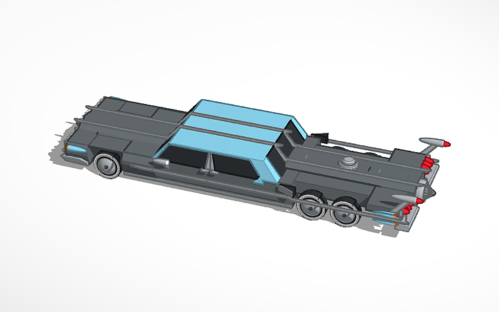 3D design Fallout styled car "2077 Corvega Atomic Rocket" - Tinkercad