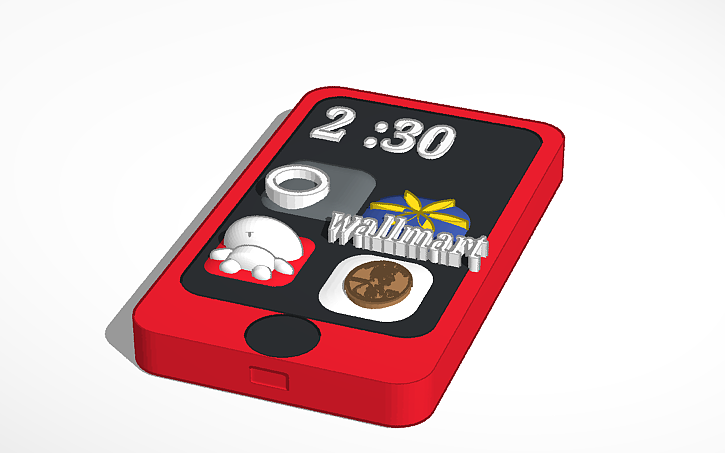 3D design phone | Tinkercad