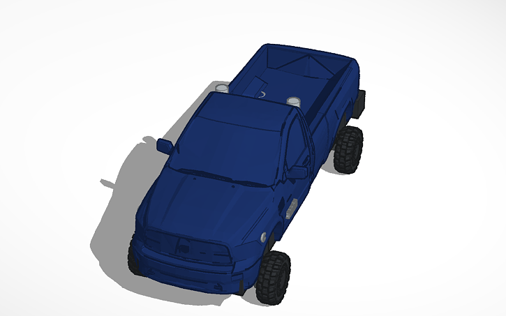 3D design dodge ram 2500 regular cab - Tinkercad