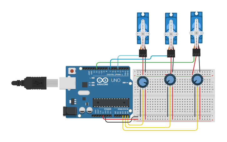 Circuit Design Joystick Tinkercad