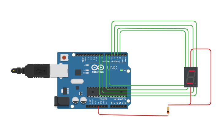 Circuit Design ใบงานที่ 3 การแสดงตัวเลขบน 7 Segment 01 12 14 Tinkercad