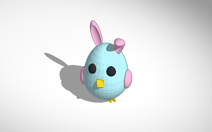 3D design easter egg - Tinkercad