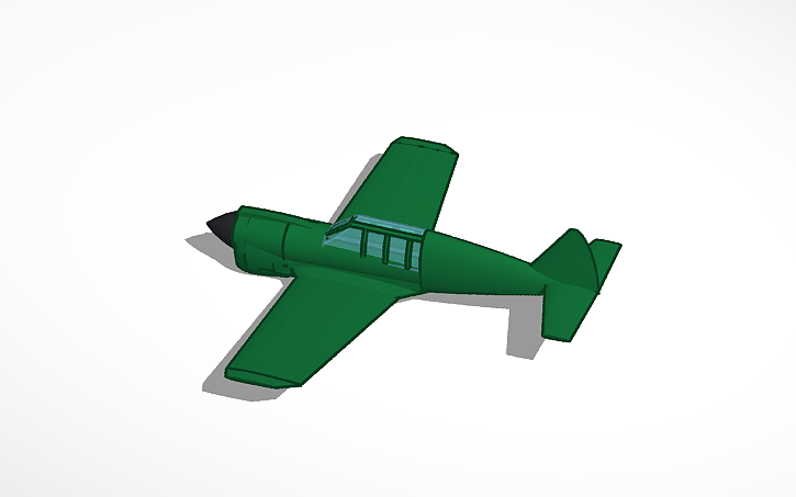 3D design P-40 Warhawk - Tinkercad