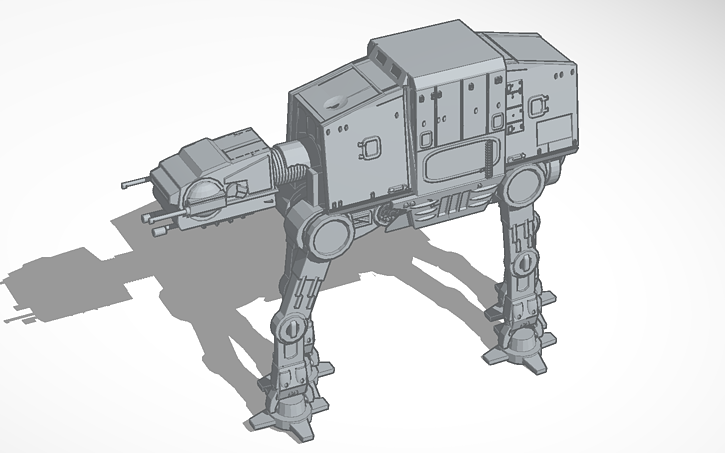 3D design AT-AT Walker - Tinkercad