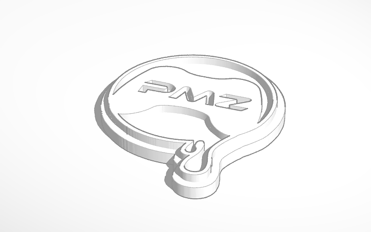 3D design PMZ Logo KC - Tinkercad