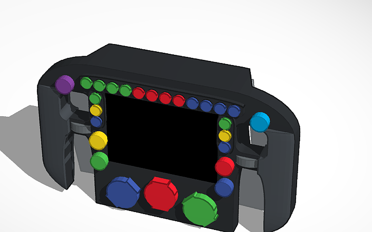 3D design Formula 1 Steering Wheel | Tinkercad