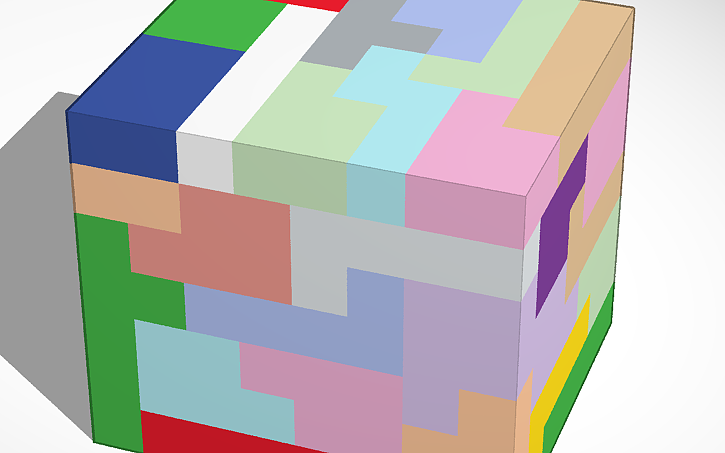 3D design 3D puzzle - Tinkercad