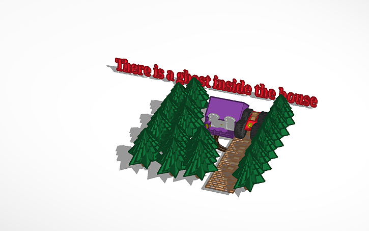 3D design haunted house | Tinkercad