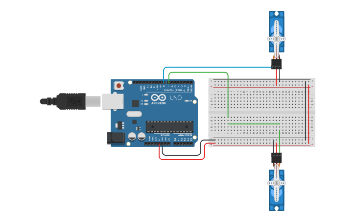 Circuit design XY plotter - Tinkercad
