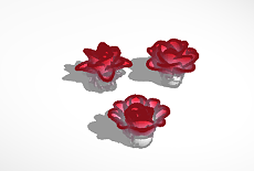 3D design flowers | Tinkercad