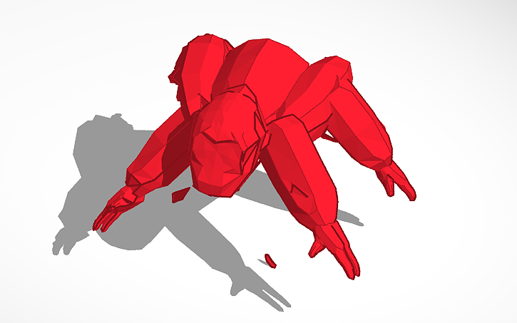 3D design gorilla tag monkey - Tinkercad