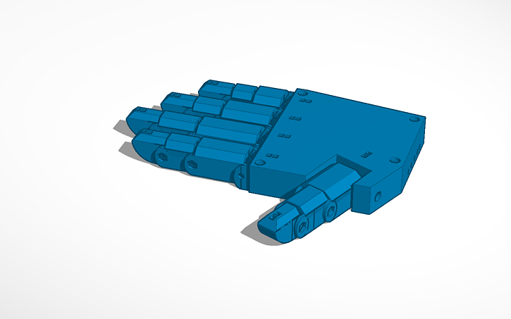 3d Design Robotic Hand Tinkercad 