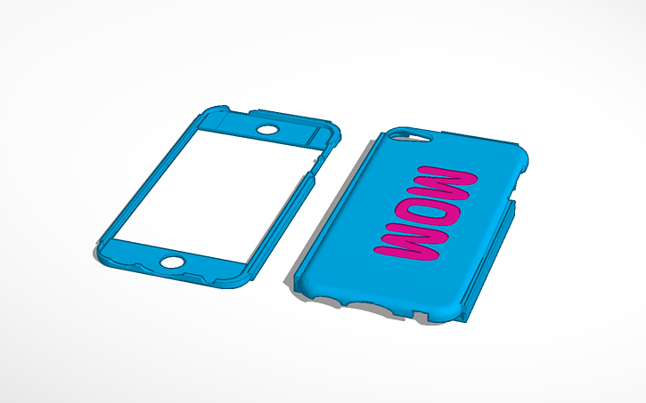 3D design MOM iPod Case - Tinkercad