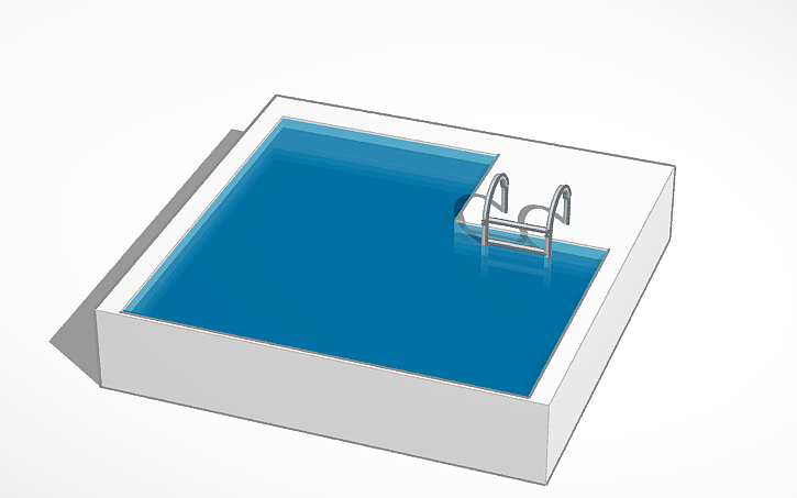 3D design Swimming Pool - Tinkercad