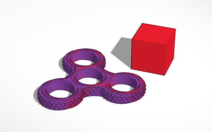 3d Design Fidget Spinner Tinkercad