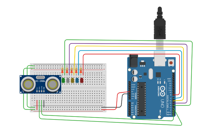 Circuit design pc2 - p2 - Tinkercad