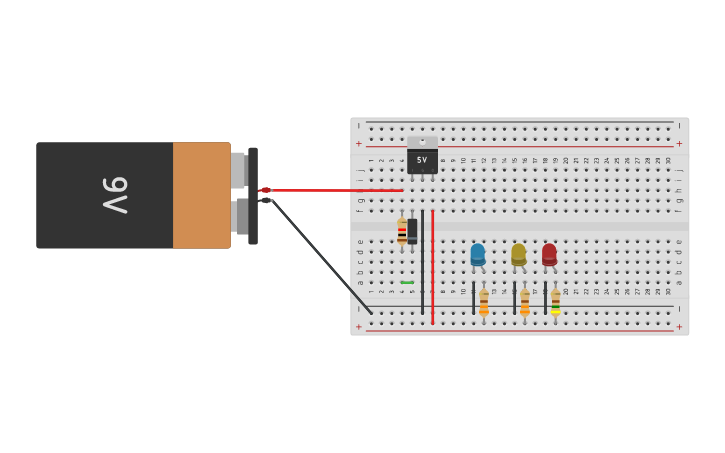 Circuit design Ali-Fixed 5 volt Regulator - Tinkercad