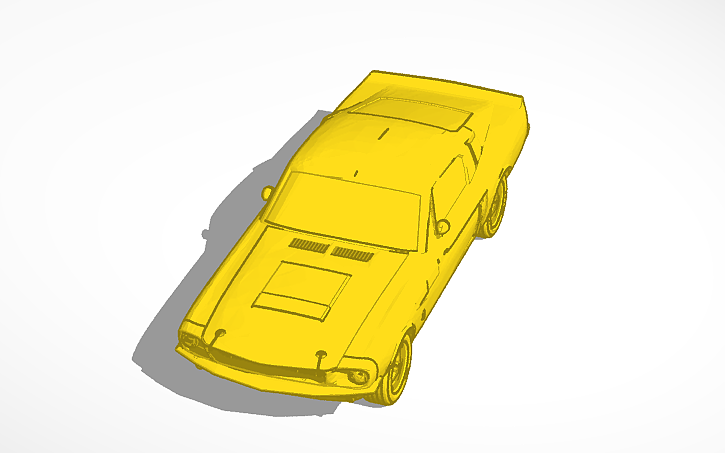 3D design Mustang - Tinkercad
