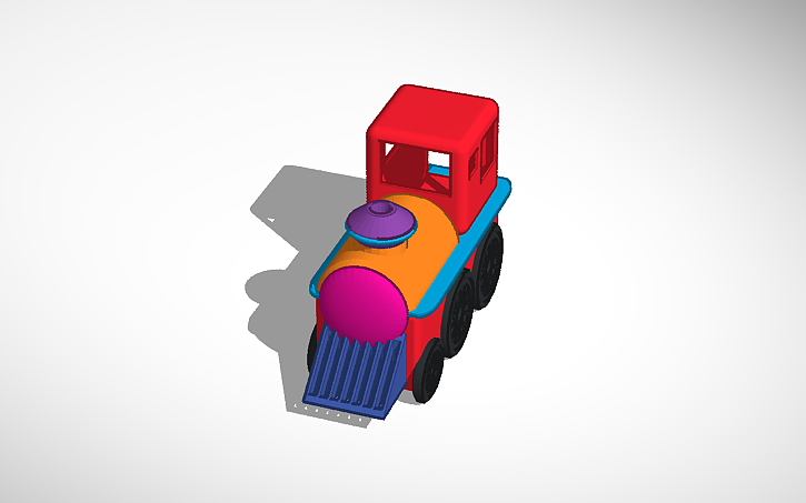 3D design Train - Tinkercad