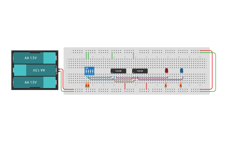 Circuit design LAB 7 - Exp 1 - Tinkercad