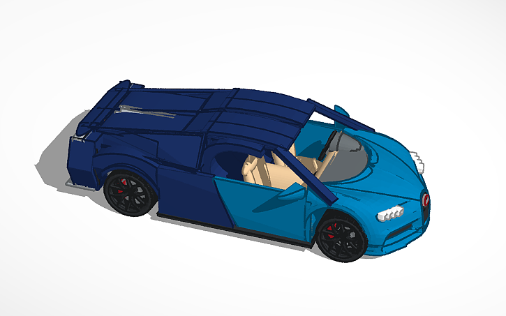 3D design Bugatti Chiron - Tinkercad